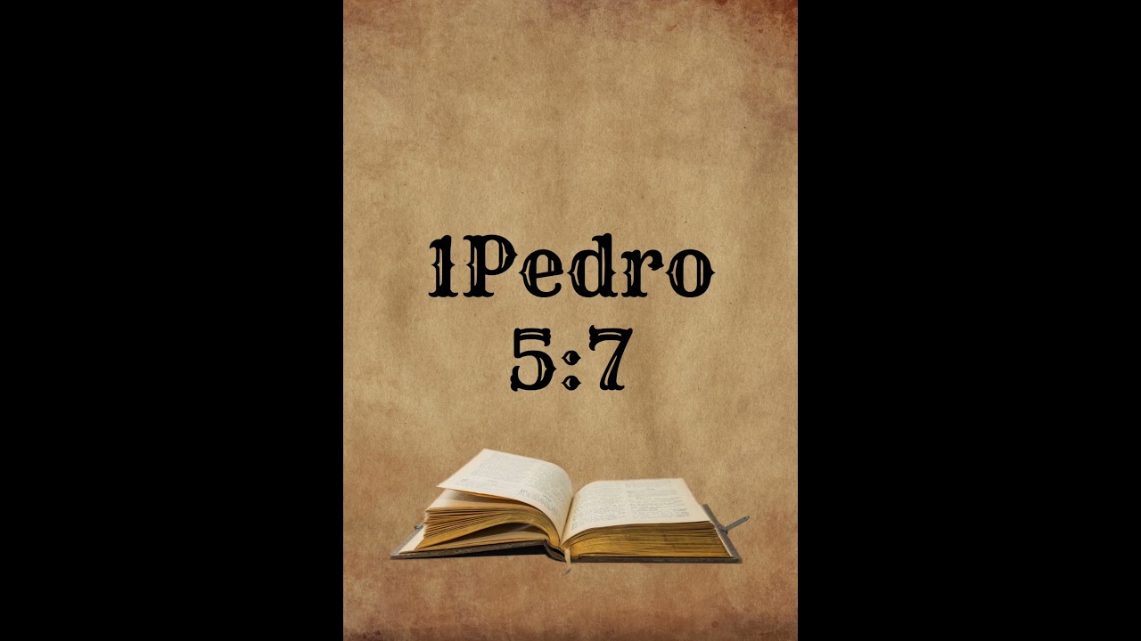 1 Pedro 5:7                       #bíblia #novotestamento #versiculo #conselho