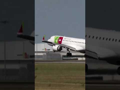 Go-around | TAP Express | Windy afternoon 29.06.2023 #lisbonairport #airportslive #embraer