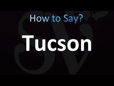 How to Pronounce Tucson, AZ (Hyundai)