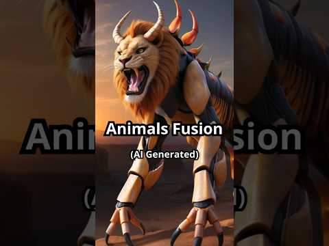 ANIMALS FUSION #fusion #shark #LION #TREX #fusion #ai #aiart #AI GENERATED