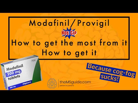 MODAFINIL (aka Provigil) DID AMAZING THINGS FOR MY COGNITION