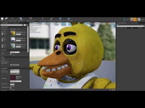 Unreal Engine | FNAF Model Recap: Chica