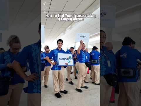 How To Find Your Transportation In Cancun Airport | #shorts | Fork n Fly