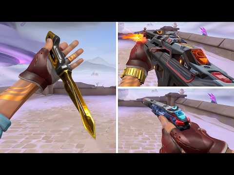 VALORANT New "Phaseguard" Skin Bundle In Game Showcase