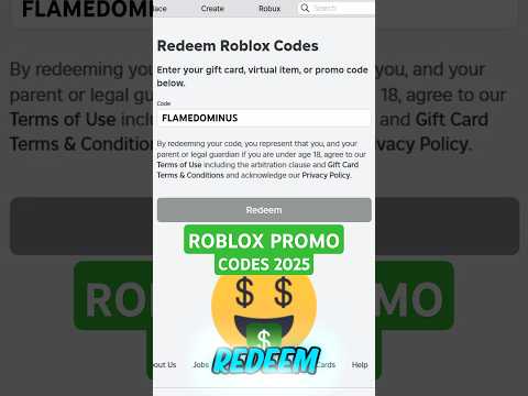 NEW ROBLOX FREE PROMO CODES 2025 ???? #roblox