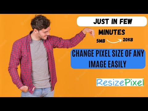 How to resize image pixel and change its size