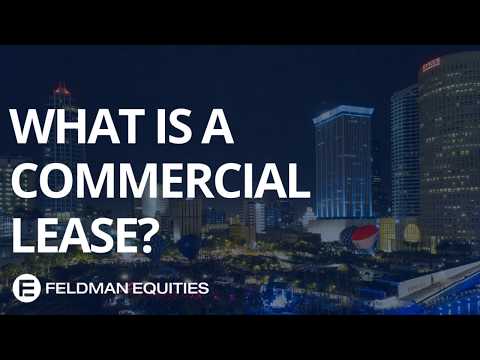 What is a Commercial Lease? - Meaning and Definition