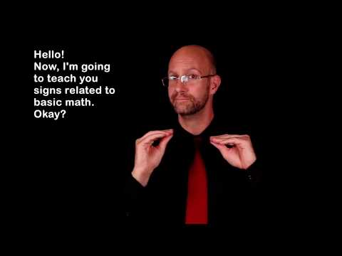 Basic Math Signs | ASL - American Sign Language