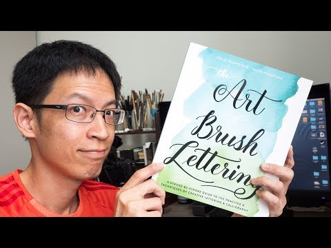 The Art of Brush Lettering by Kelly Klapstein (book review)
