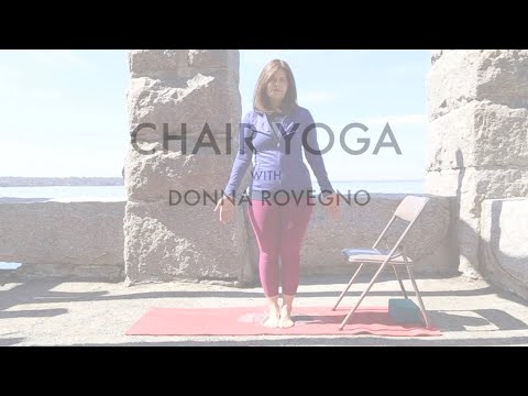Chair Yoga With Downward Facing Dog Variations