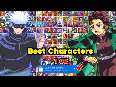 New‼️Jujutsu Kaisen VS Demon Slayer V2 Mugen | Starblast Anime Mugen Game Android