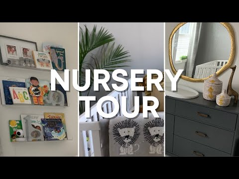 Modern Cozy Nursery Tour 2022 | Neutral Nursery Design Ideas | Safari Theme | Twin Edition