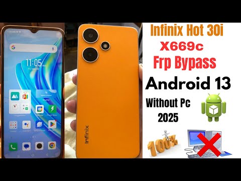Infinix Hot 30i Frp Bypass//Infinix (x669c) Without Pc Frp Unlock//2025 Android 13
