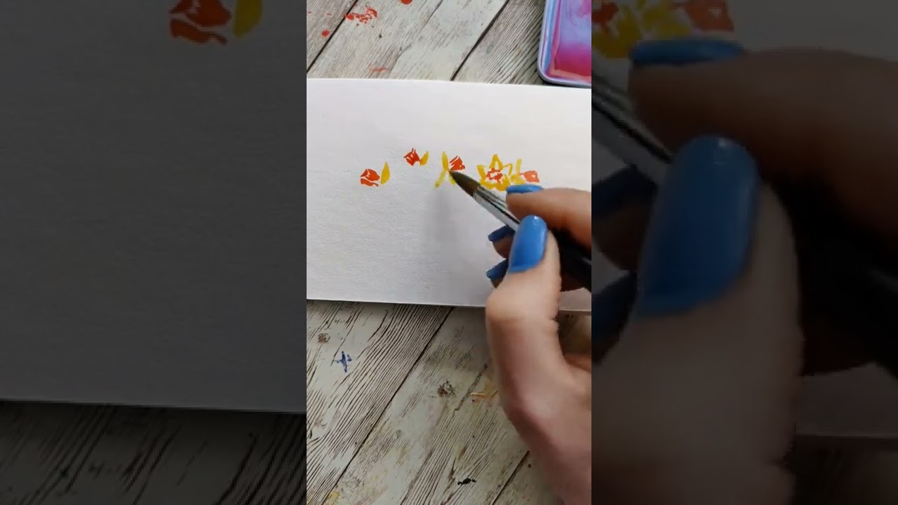 super easy daffodil watercolor #daffodil #watercolor