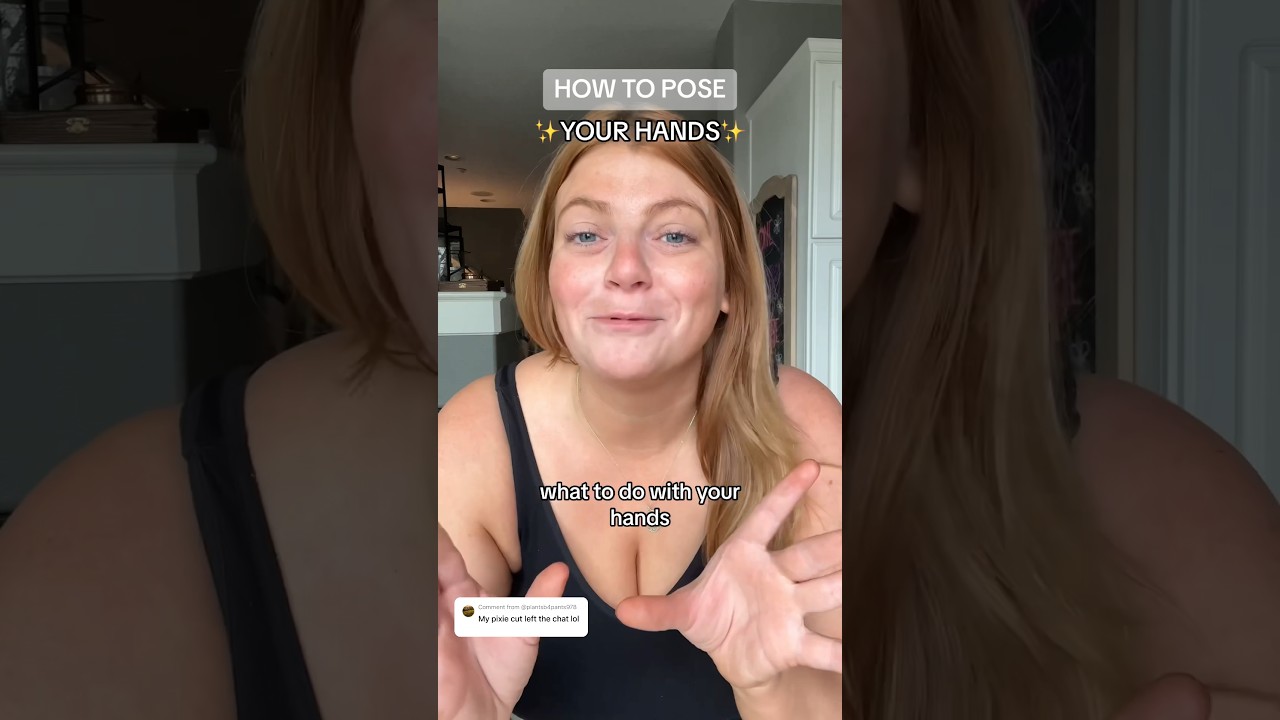 AWKWARD HANDS? 👋 Here’s How To Pose Them! #pose #posingtips