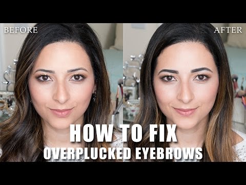 HOW TO FIX OVERPLUCKED EYEBROWS | Ysis Lorenna