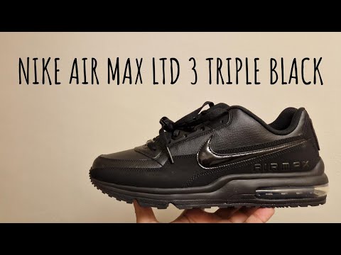 Nike Air Max LTD 3 Triple Black Unboxing and On Foot Review