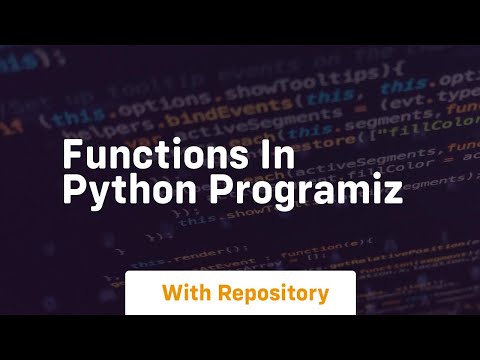 functions in python programiz
