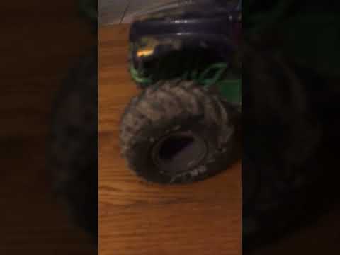 Grave Digger went in mud and now itโs dirty ๐