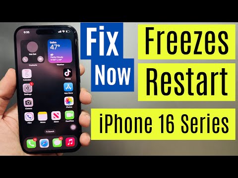 Fix iPhone 16 Pro Freezes and Restarts (iPhone 16, 16 Pro Max) in iOS 18.5 Update