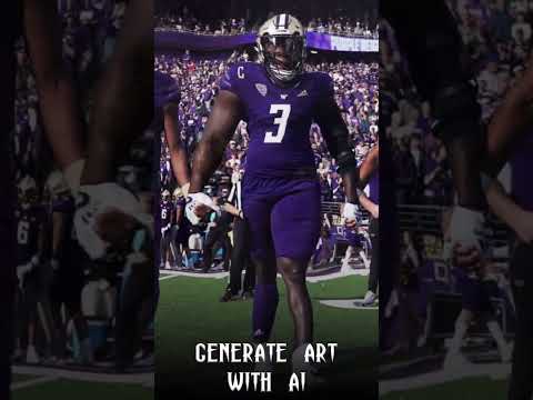 Washington Huskies Team AI Image Art Generator #NFL #football #ai #aiart #aiimages #aitexttovideo