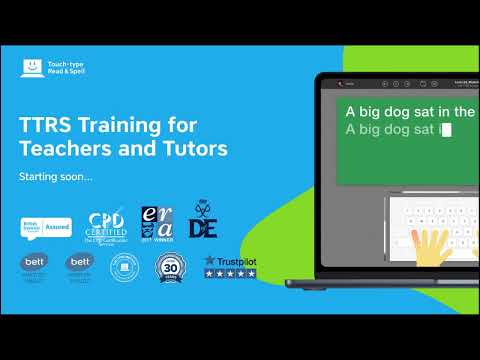 Webinar: TTRS training for teachers and tutors #TouchType #Read #Spell