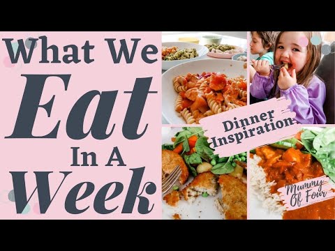 WHAT WE EAT IN A WEEK FAMILY UK | EVENING MEAL PLAN IDEAS | EASY WEEK NIGHT DINNERS | MUMMY OF FOUR