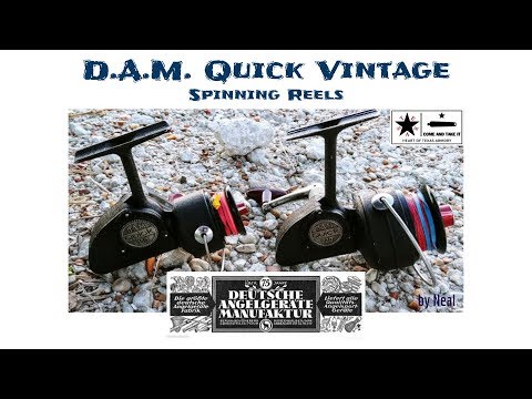 Vintage DAM Quick Reel Overview & Review - Over built German fishing reels