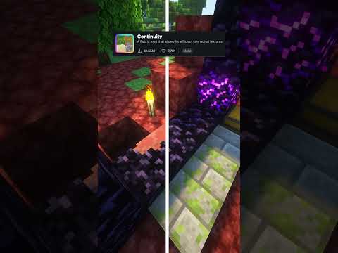 BEST Texture Pack/Mod: Continuity (Part 4) Minecraft #shorts