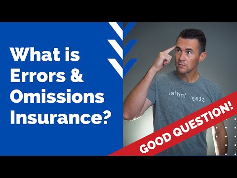 What is Errors Omissions Insurance?