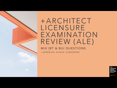 +ARCHITECT LICENSURE EXAMINATION (ALE) REVIEW PRACTICE QUESTIONS