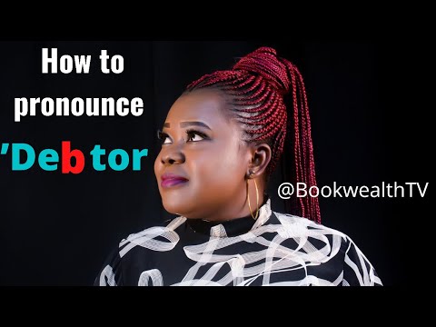 How To Pronounce 'Debtor'