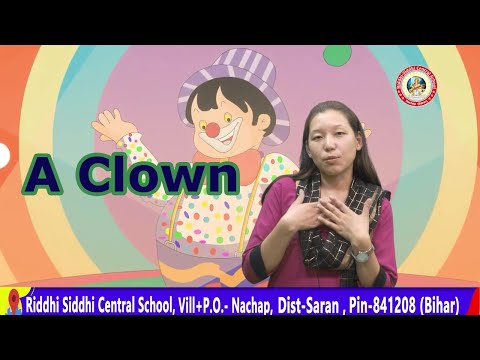 A Clown Kids English Rhymes/Songs