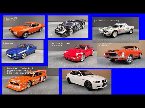 8 Short Films about 1/18 scale Diecast cars that I have FOR SALE