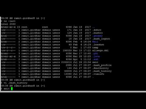 how to Delete some/all commands from history in Unix/linux