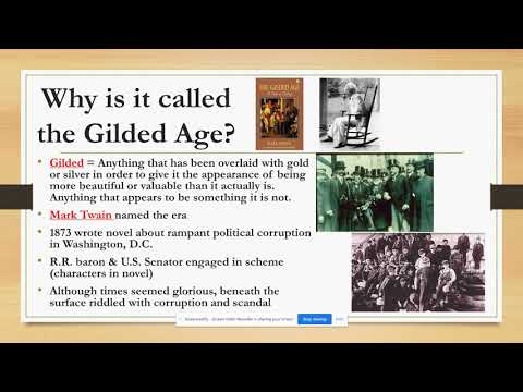 Gilded Age - Part 1 (through immigration)