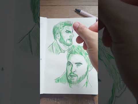Chris Evans Fanart 💚⛳ #art #artist #ballpointpenart #pendrawing #drawing #drawingideas