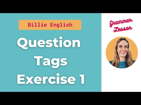 Question Tags Exercise 1 | ENGLISH GRAMMAR