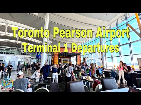 Toronto Pearson Airport YYZ Terminal 1 Departures