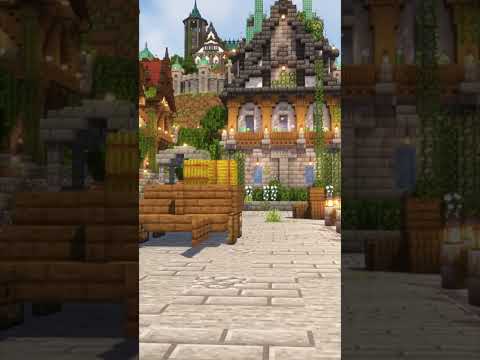 Medieval Town ๐ฐ Free World Download #shorts #minecraft #medieval #town