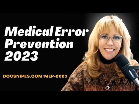 Medical Error Prevention 2023