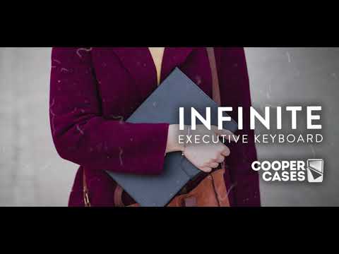 Cooper Infinite Executive Keyboard Folio tablet case for 7-8" & 9-10.5" tablets