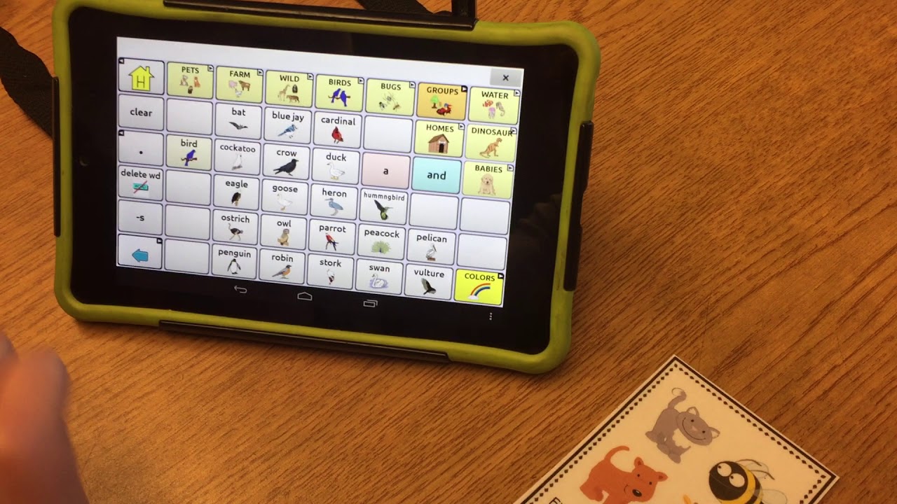 Feature Function Task Cards and AAC