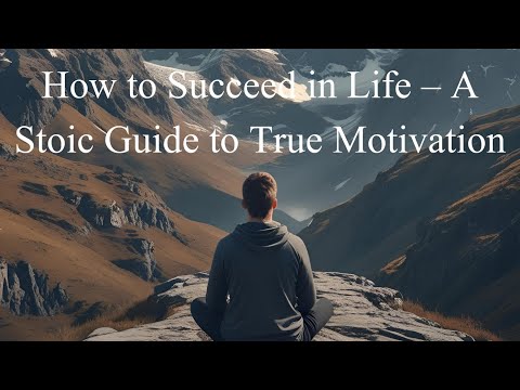 How to Succeed in Life β The Stoic Guide to Unshakable Motivation
