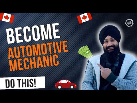 The ONLY Guide You NEED To Become A Car Mechanic in Canada - DO THIS!