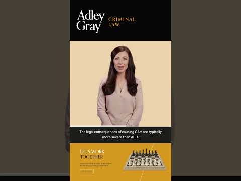 What is the difference between grievous bodily harm (GBH) and actual bodily harm (ABH) in England?