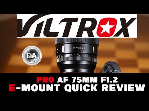 Viltrox 75mm f/1.2 (Sony): Stunningly good lens