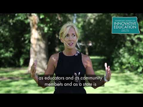 Governor's Summit on Innovative Education testimonial