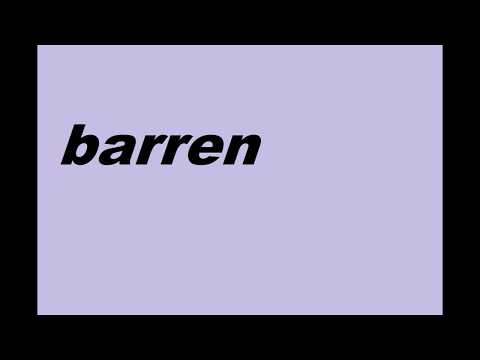 barren Meaning
