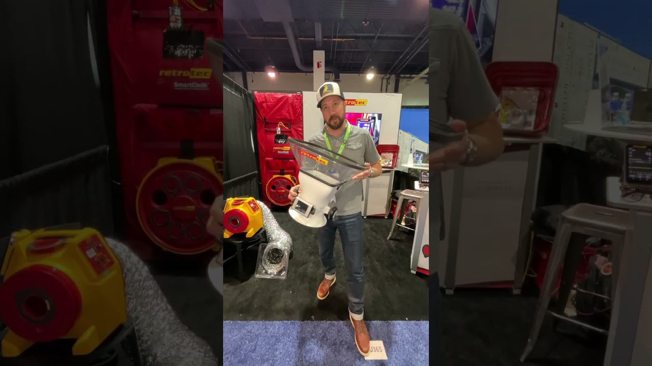 Check out the FlowFinder Powered Flow Hood from Retrotec #IBS2024 #Construction #HighPerformance